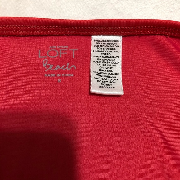 Ann Taylor | Swim | Ann Taylor Beach One Piece Bathing Suit Redorange ...